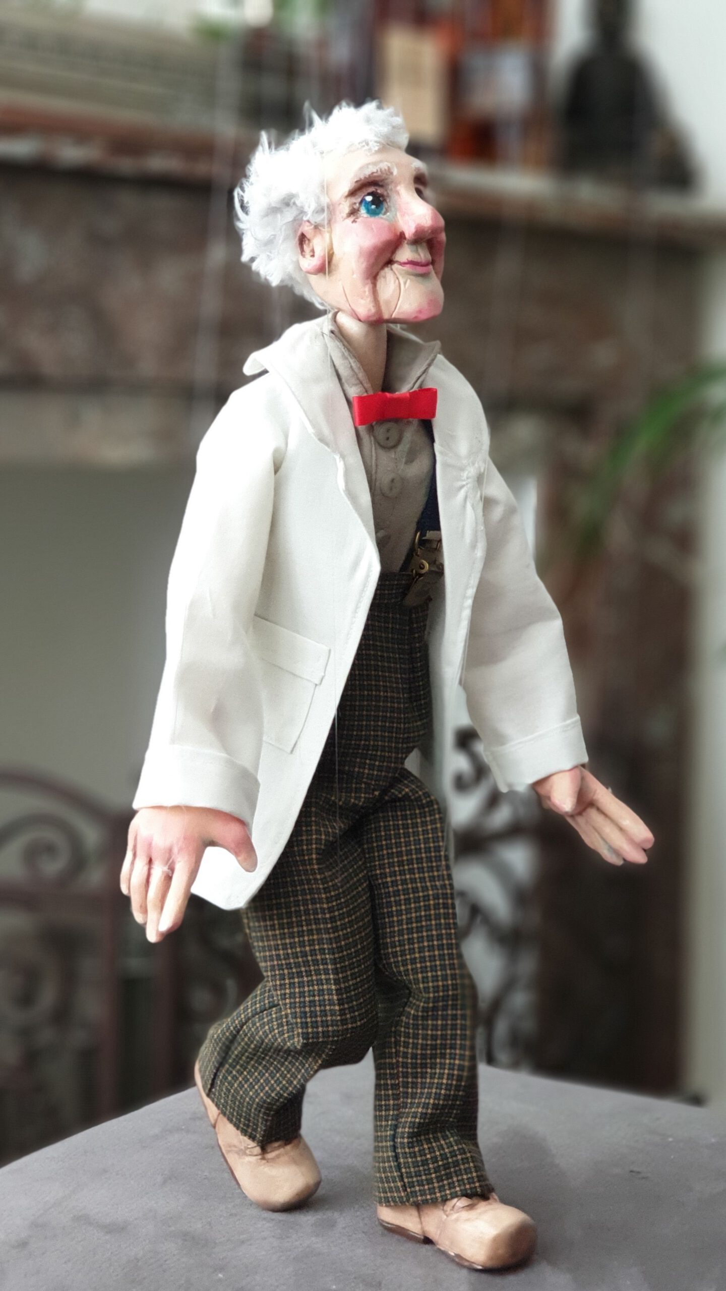 Professor Handgemaakte Houten Marionette | Puppets&Strings